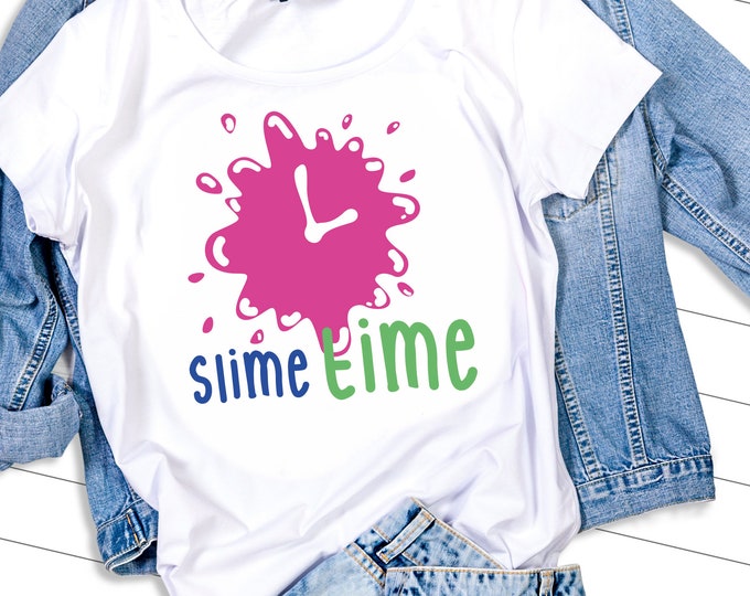 Slime Time SVG PNG, Kids Slime Party Quote Download, Fun Children SVG ...