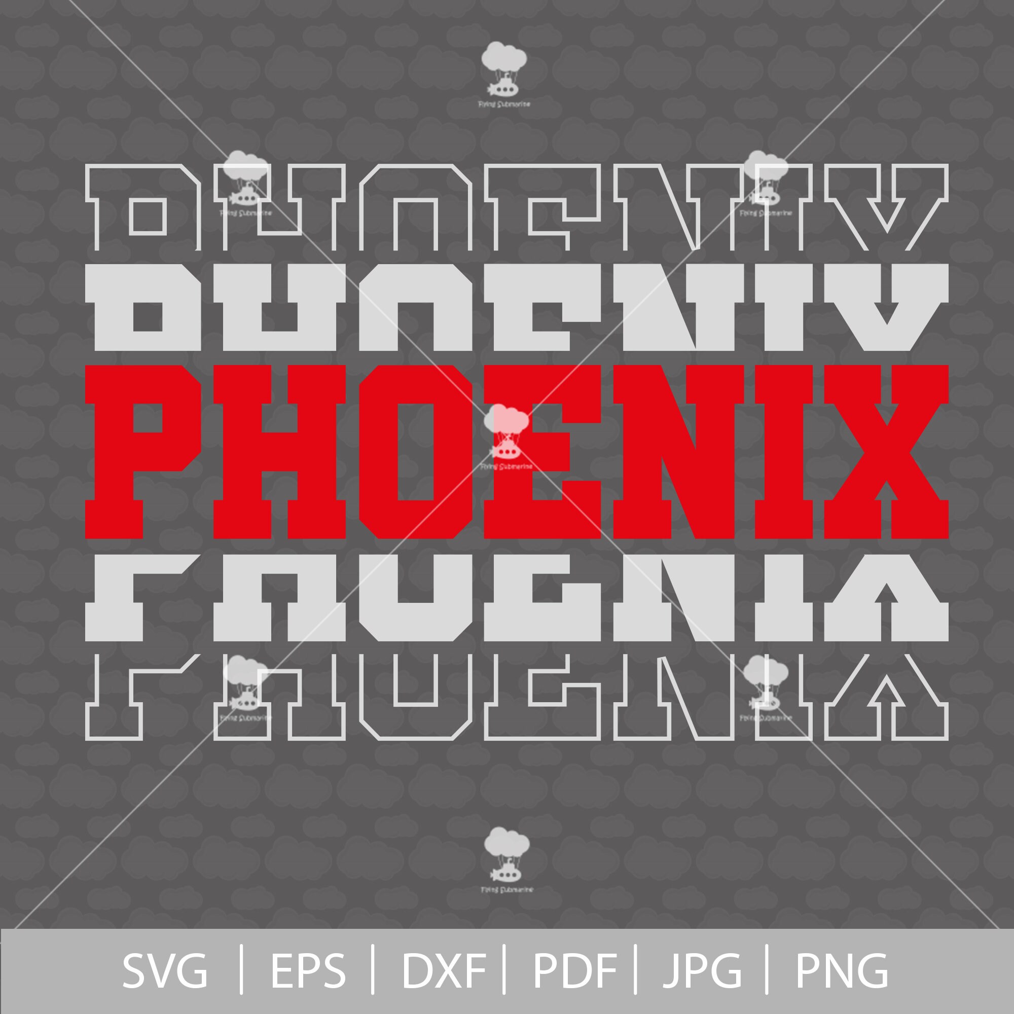 Phoenix Svg SVG DXF Baseball Svg Baseball Mom Svg - Etsy