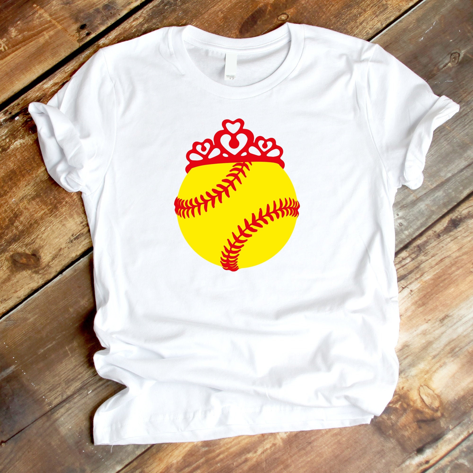 Softball Mom Svg SVG DXF Softball Svg Cheer Mom Svg Crown - Etsy