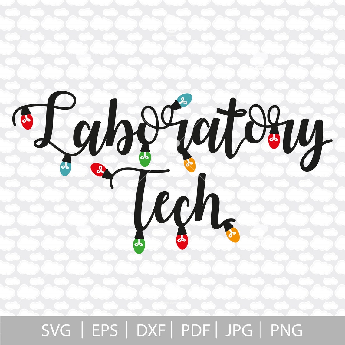 Laboratory Tech Svg SVG EPS DXF Christmas Svg Nursing | Etsy