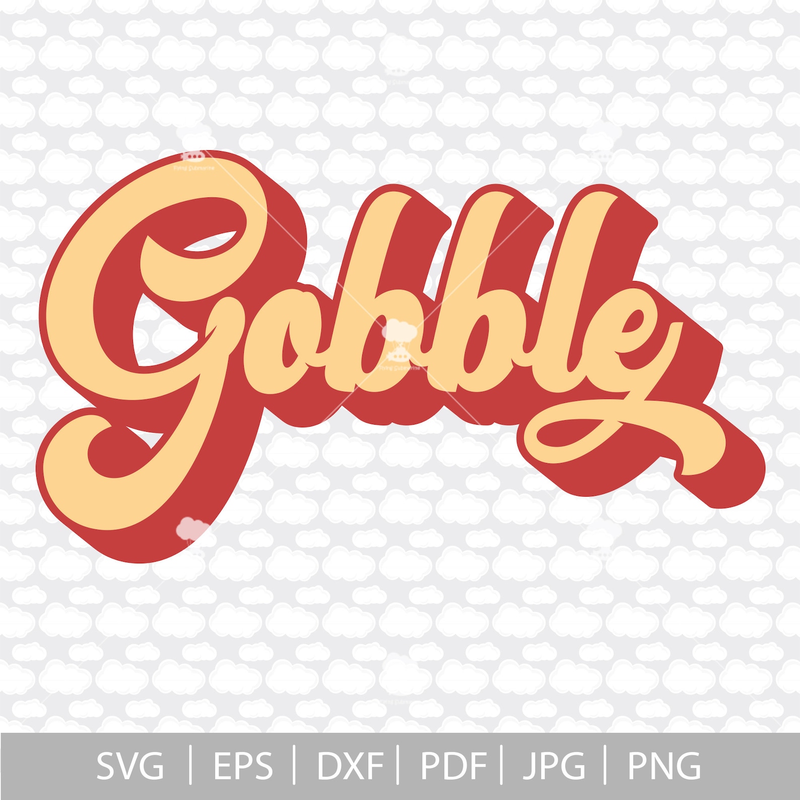 Gobble Svg SVG Thanksgiving Svg Gobble Gobble Svg Thankful - Etsy