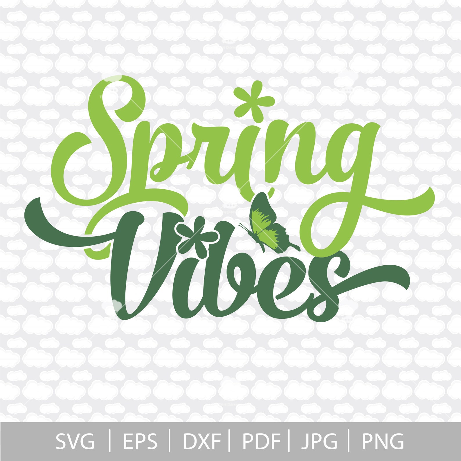 Spring Vibes Svg Spring Svg Good Vibes Svg Vacation Svg - Etsy