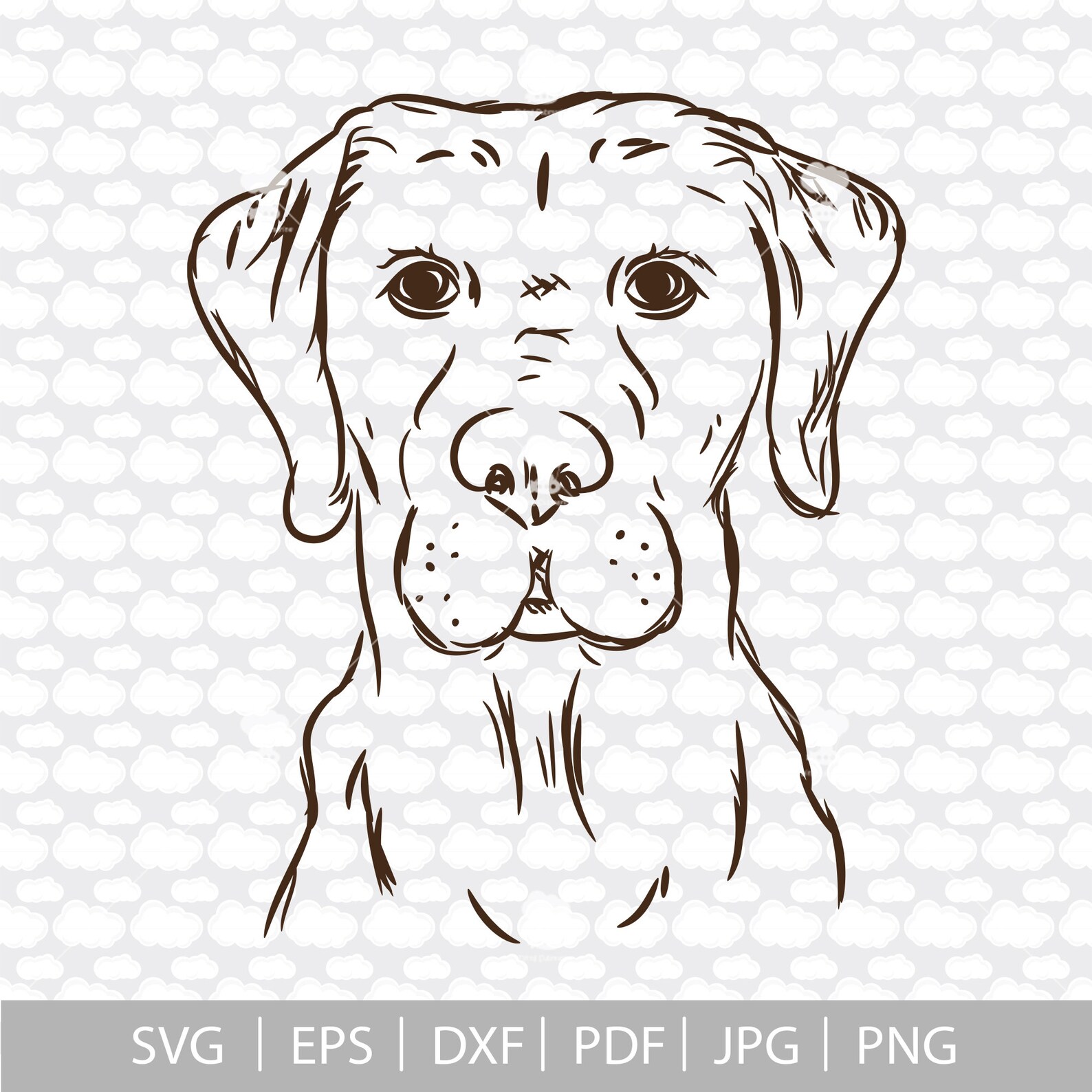 Labrador Svg DXF SVG Digital Download Dog Svg Drawing - Etsy