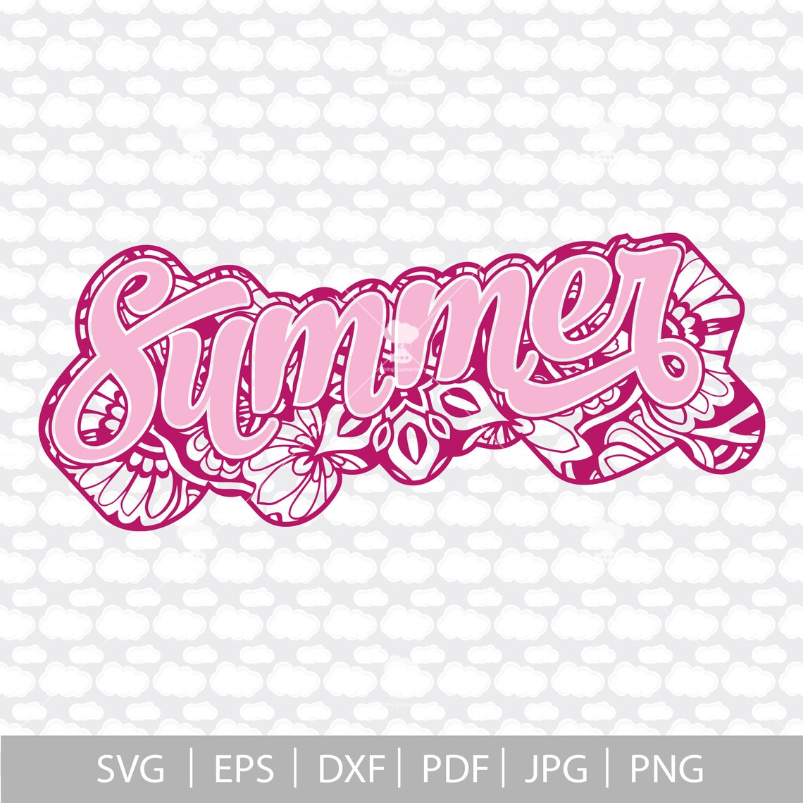 Summer Mandala SVG, Shirt Design, Cricut Cut File (digital Download) - Etsy