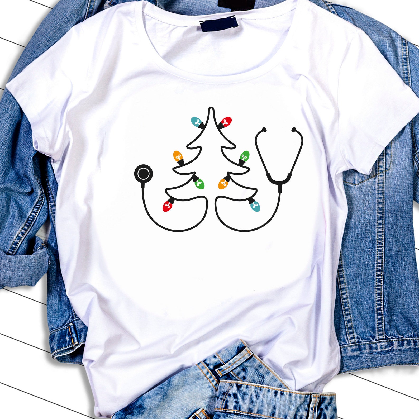 Nurse SVG Stethoscope Svg Christmas Svg Nurse Life Svg - Etsy