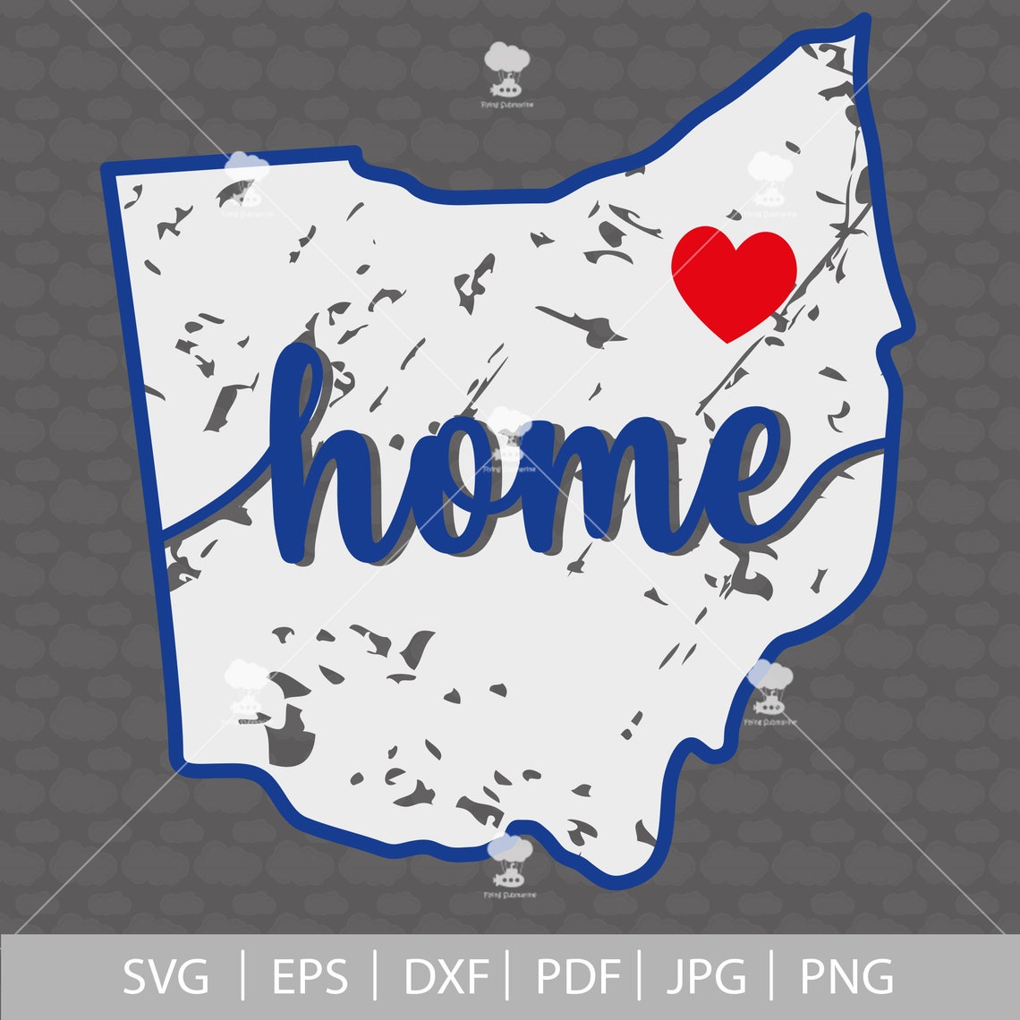 Ohio Svg DXF SVG PDF Home Svg Ohio Decal State Svg Ohio - Etsy Canada