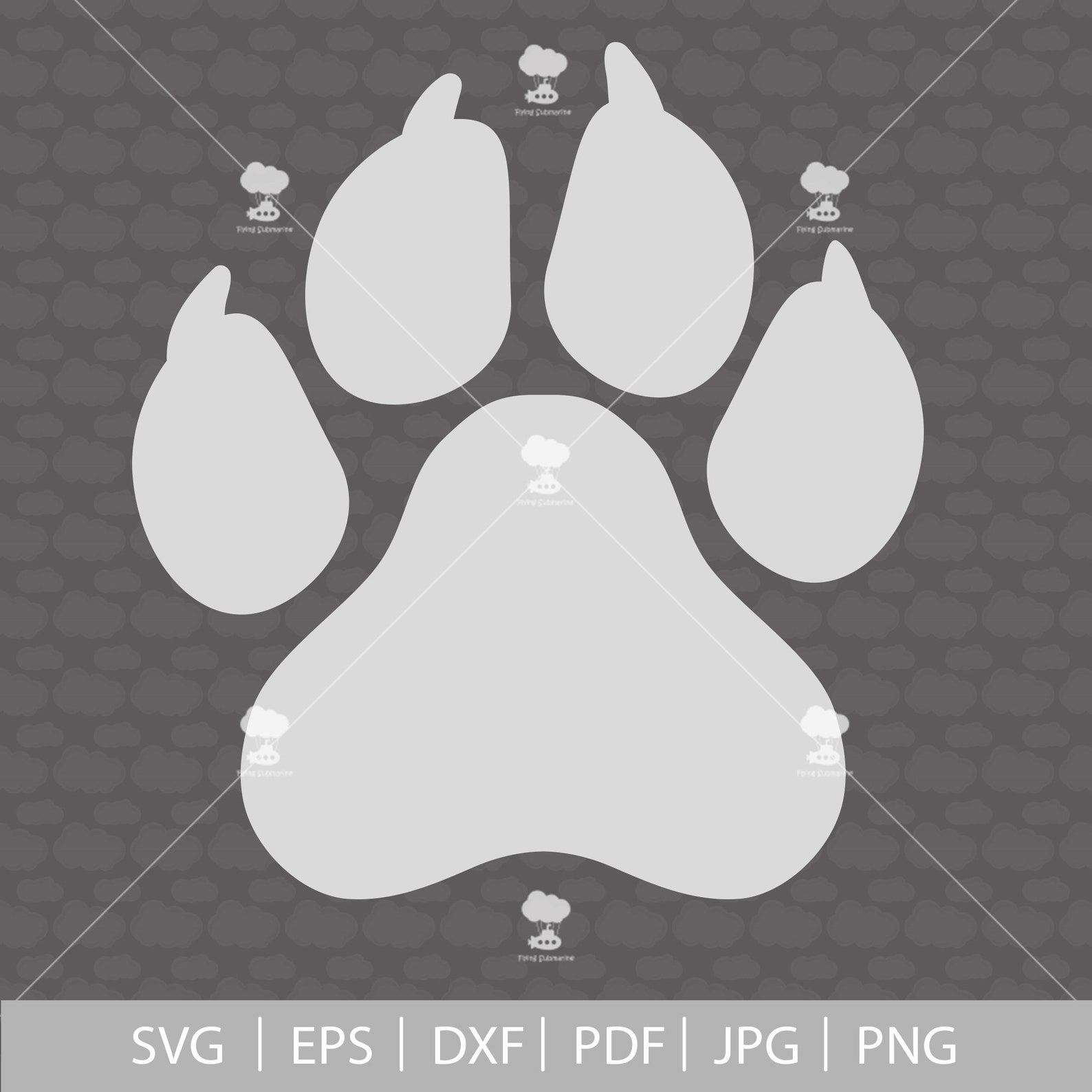 Paw Print SVG, Dog Cat Bear Animal Claw (digital Download) - Etsy