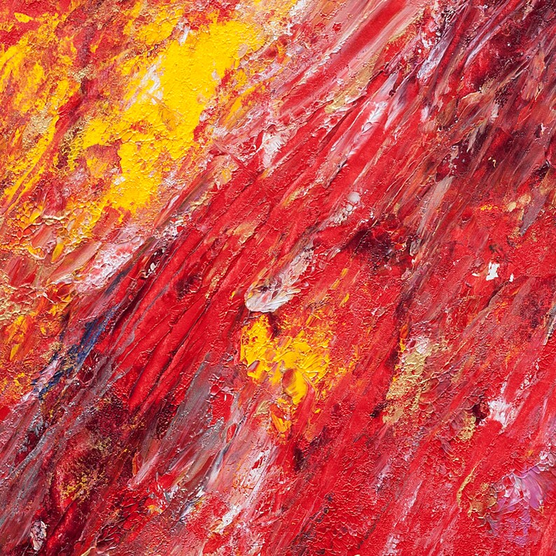 PASSION Abstract Art Prints and Acrylic Painting Modern Art - Etsy