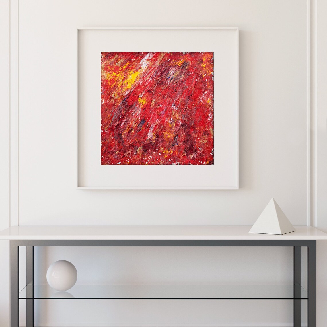 PASSION abstract art prints and acrylic painting Modern art | Etsy