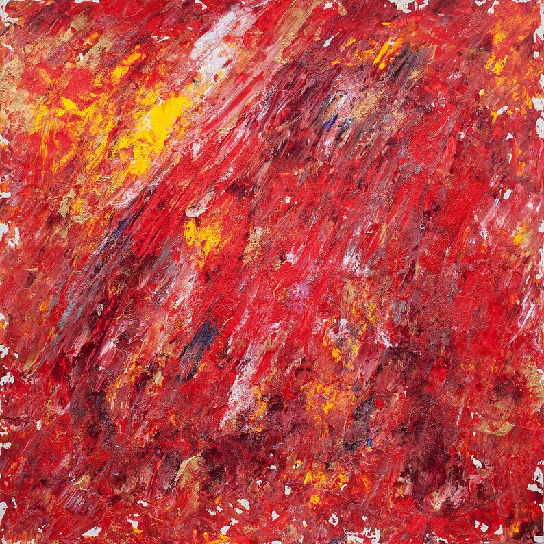 PASSION Abstract Art Prints and Acrylic Painting, Modern Art Print ...