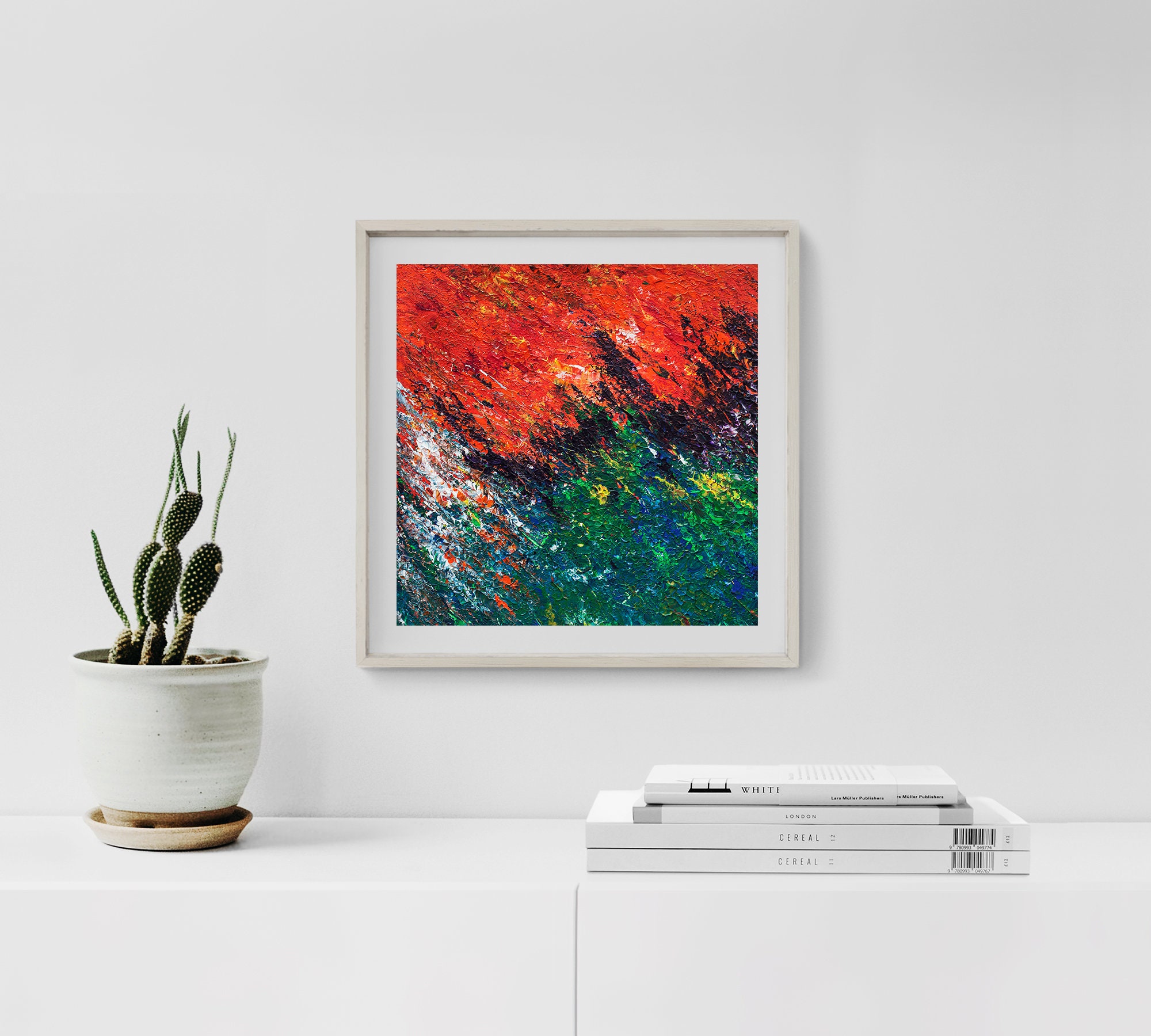 ADVENTURES Abstract Art Prints and Acrylic Painting, Modern Art Print ...