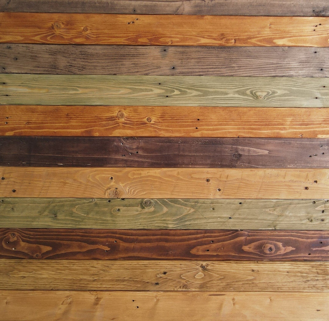 Wall Cladding Panels Mix Finish Distressed Planks Real Wood 5SQM - Etsy