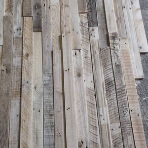 Wooden Slats Cladding 1 Sqm Recycled Pallets Planks Panelling - Etsy UK