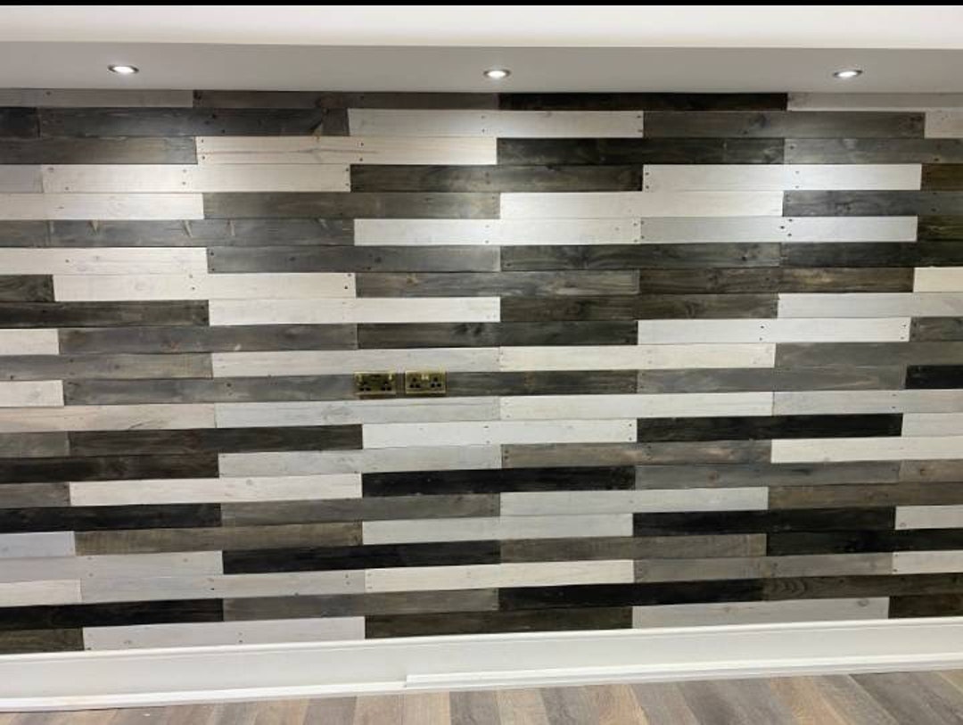 Feature Wall Cladding Rustic Cladding Grey Wall Covering - Etsy