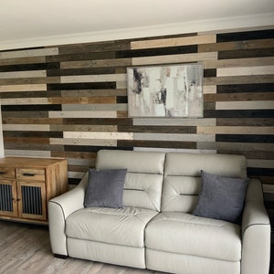 Feature Wall Cladding Rustic Cladding Grey Wall Covering Rustic Wood ...