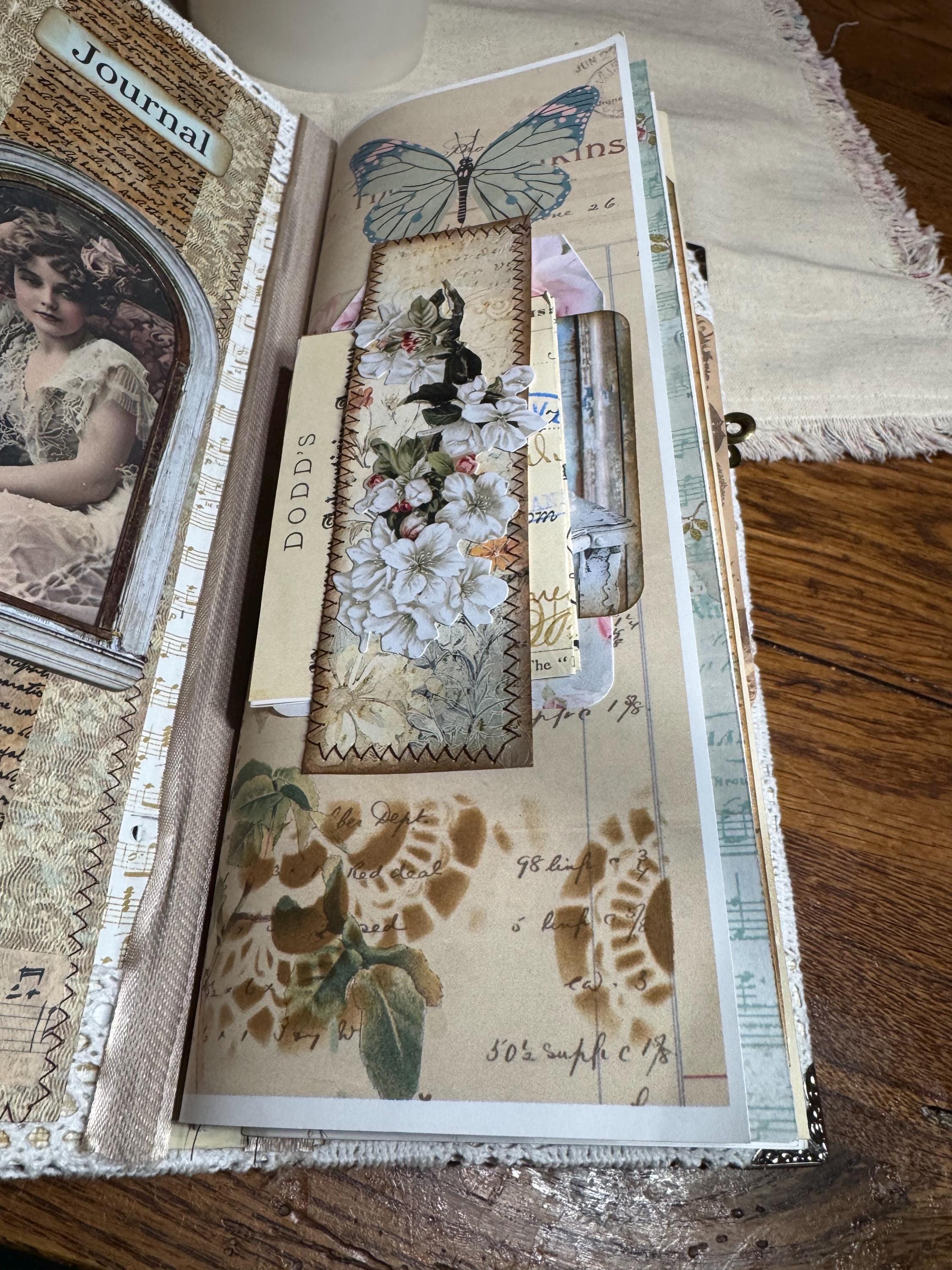 Tall and Skinny Vintage Journal - Etsy