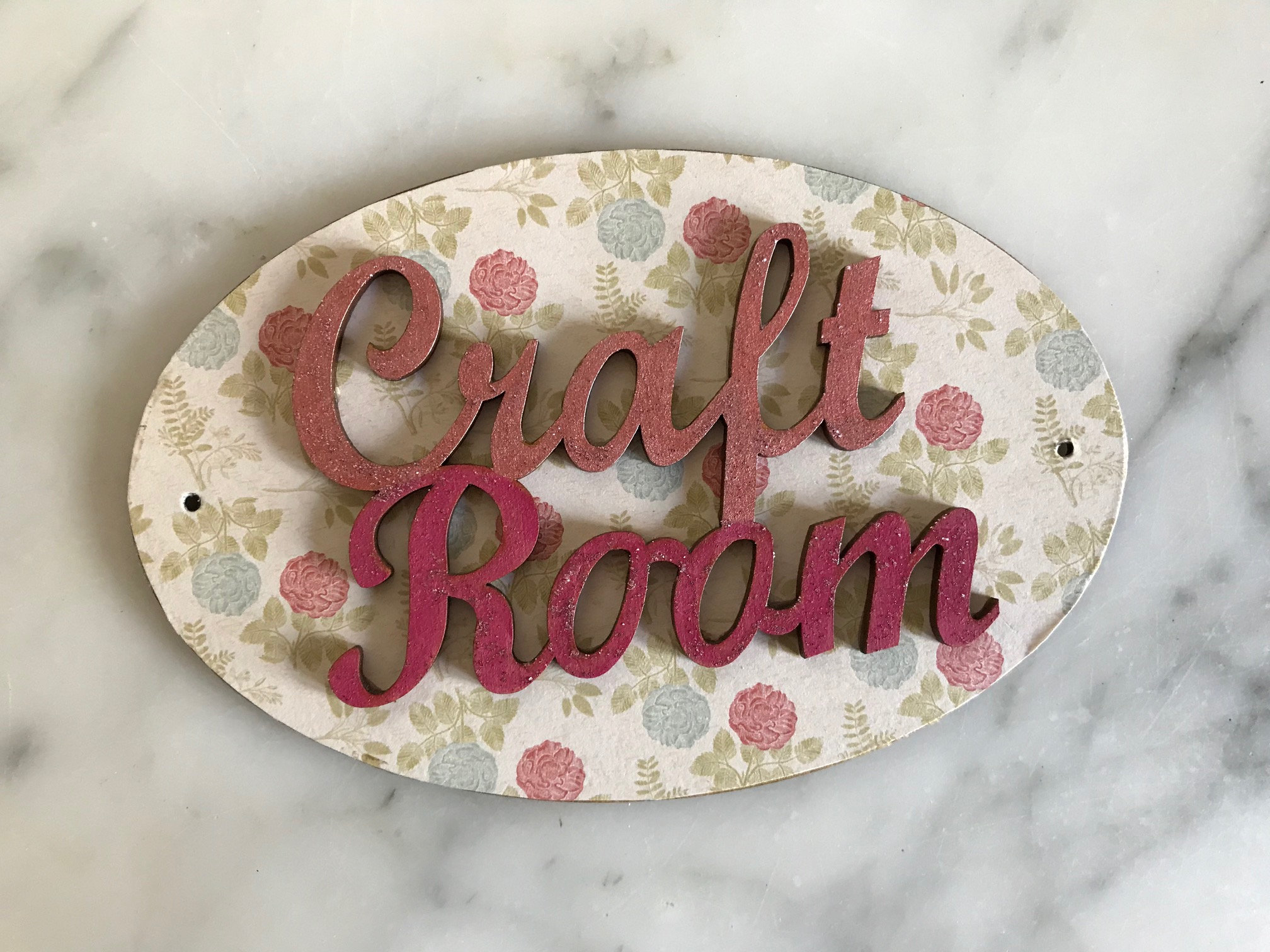 Craft Room Door Sign. Decorated Plaque for Craft Room. - Etsy