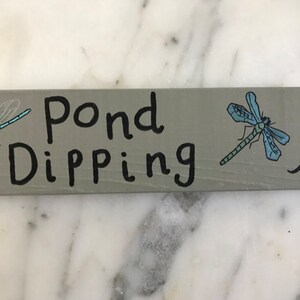 Painted Wildlife Pond Sign. Pond Dipping Sign. Sign for School Pond ...