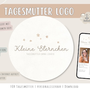 Childminder Logo Website Individually - Download Jpeg PNG - Etsy