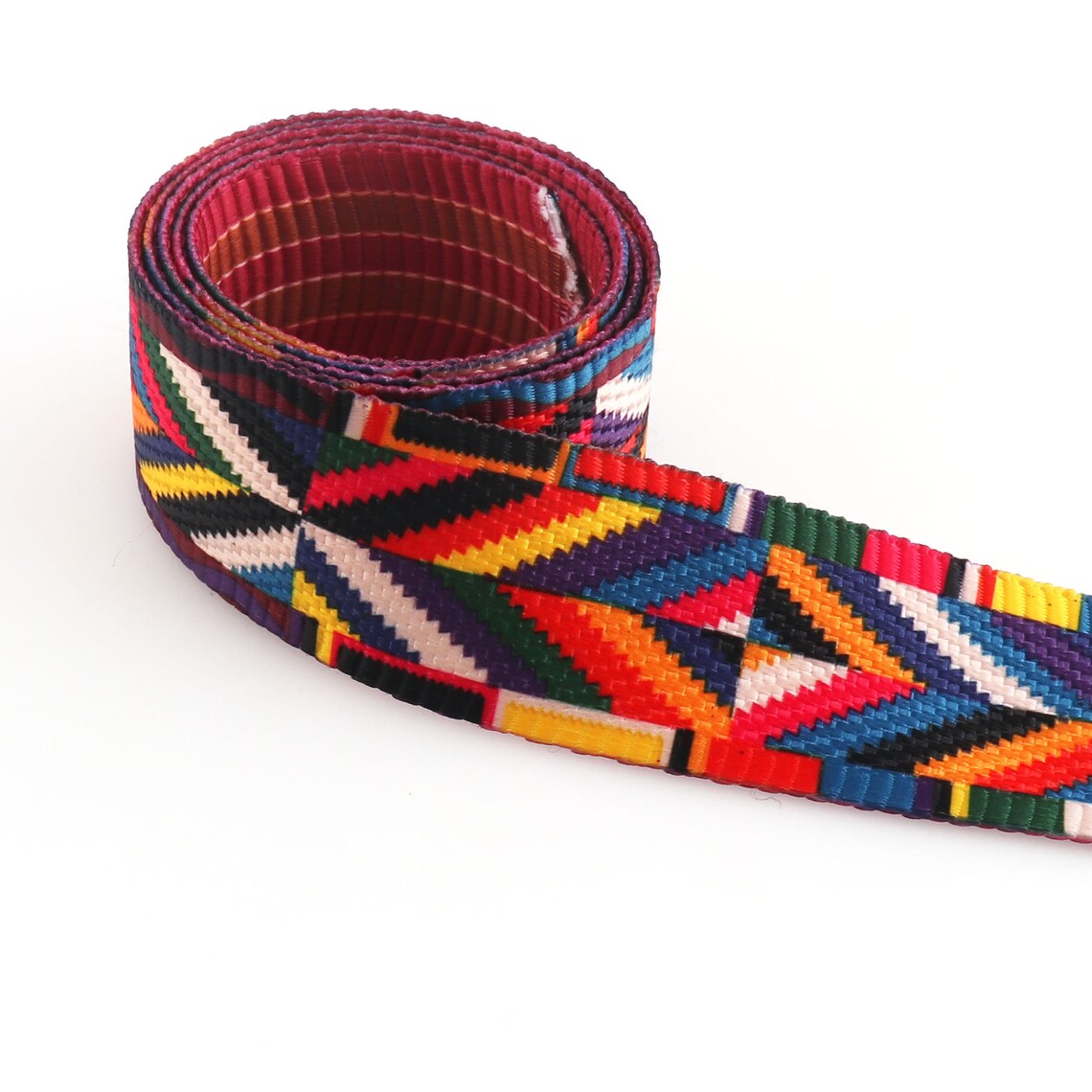 38mm 50mm Soft Double Layer Webbing Buckle Woven Jacquard Blue - Etsy ...