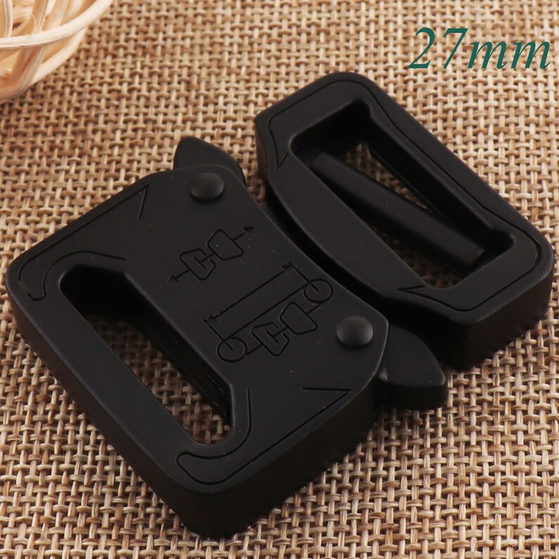 Large Backpack Buckle27mm Black Metal Release BUCKLE Clutch | Etsy