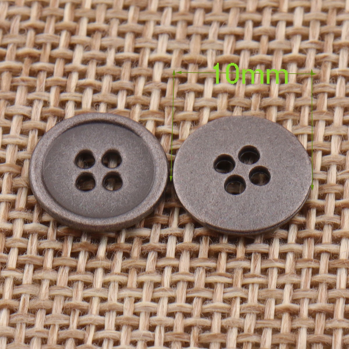 Metal Buttons 20pcs 3/8