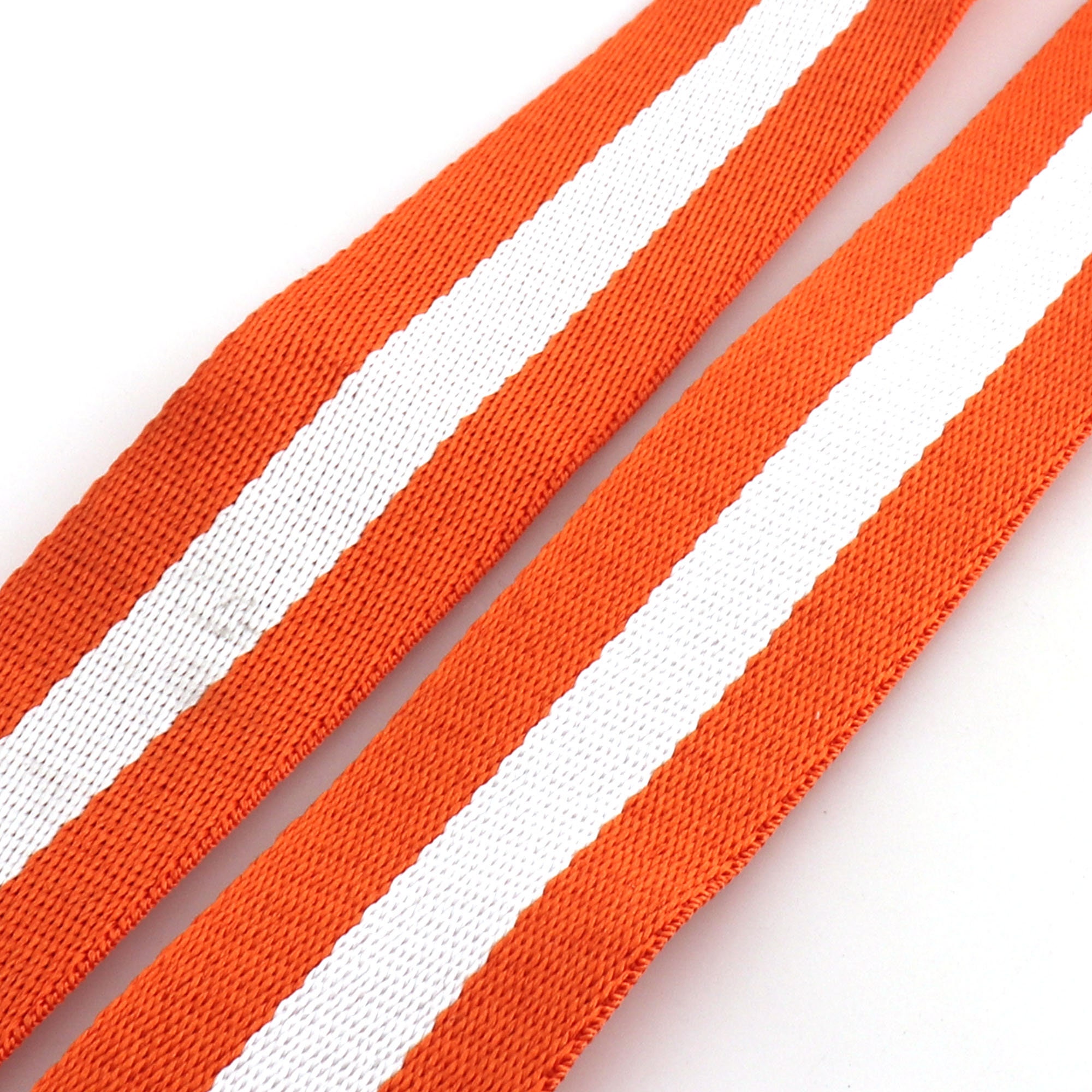 38MM Orange White Striped Webbing Cotton Webbing Soft Belt Webbing Key ...