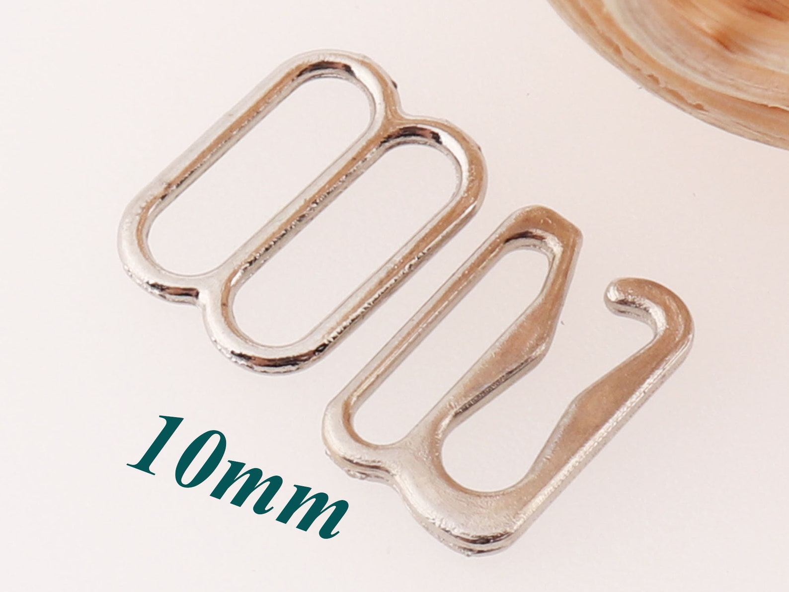 50 PCS Silver Metal Bra Making Strap Slide Hooks Buckle,lingerie ...