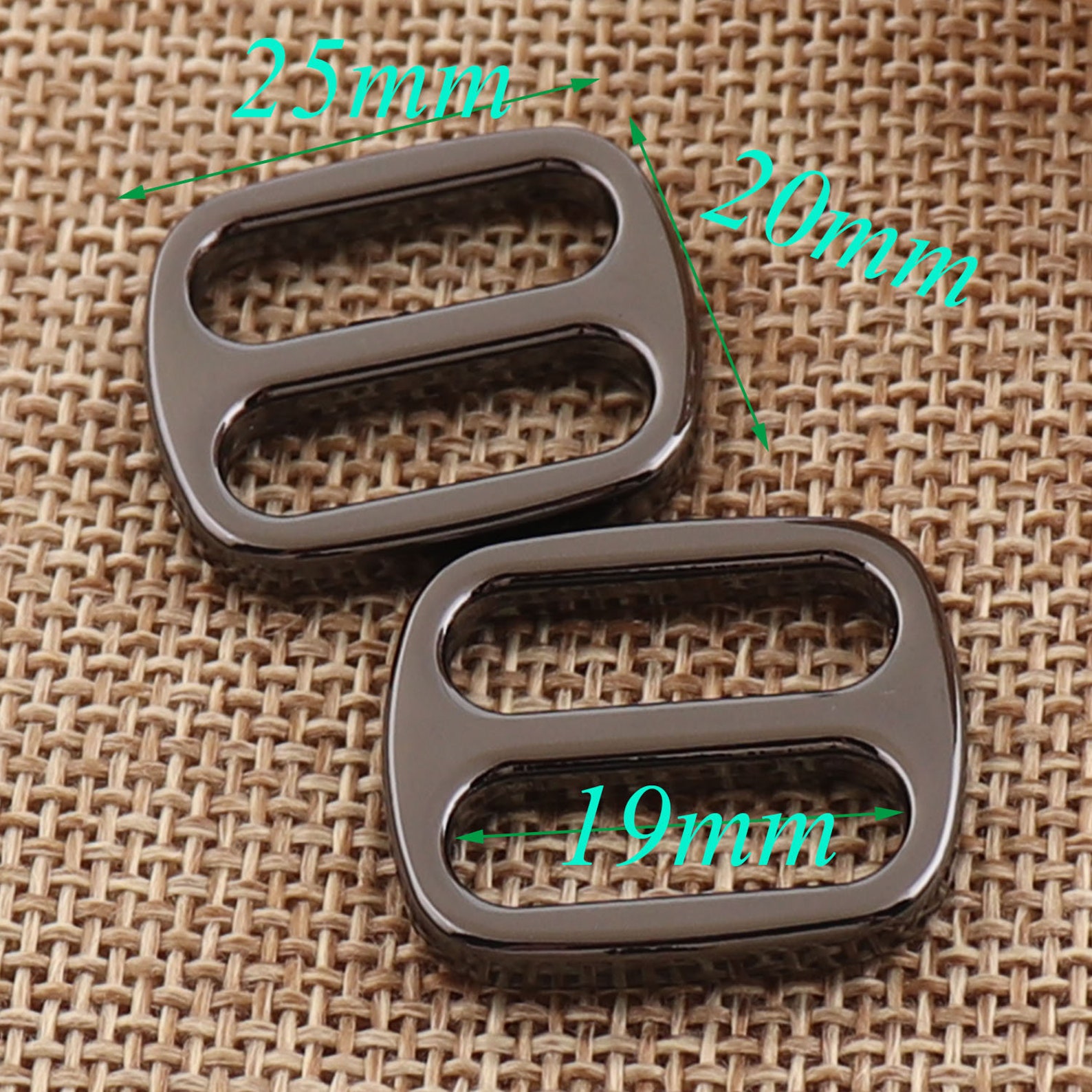 10 Gunmetal Adjusting Buckleslide Bucklespurse Buckles19mm - Etsy