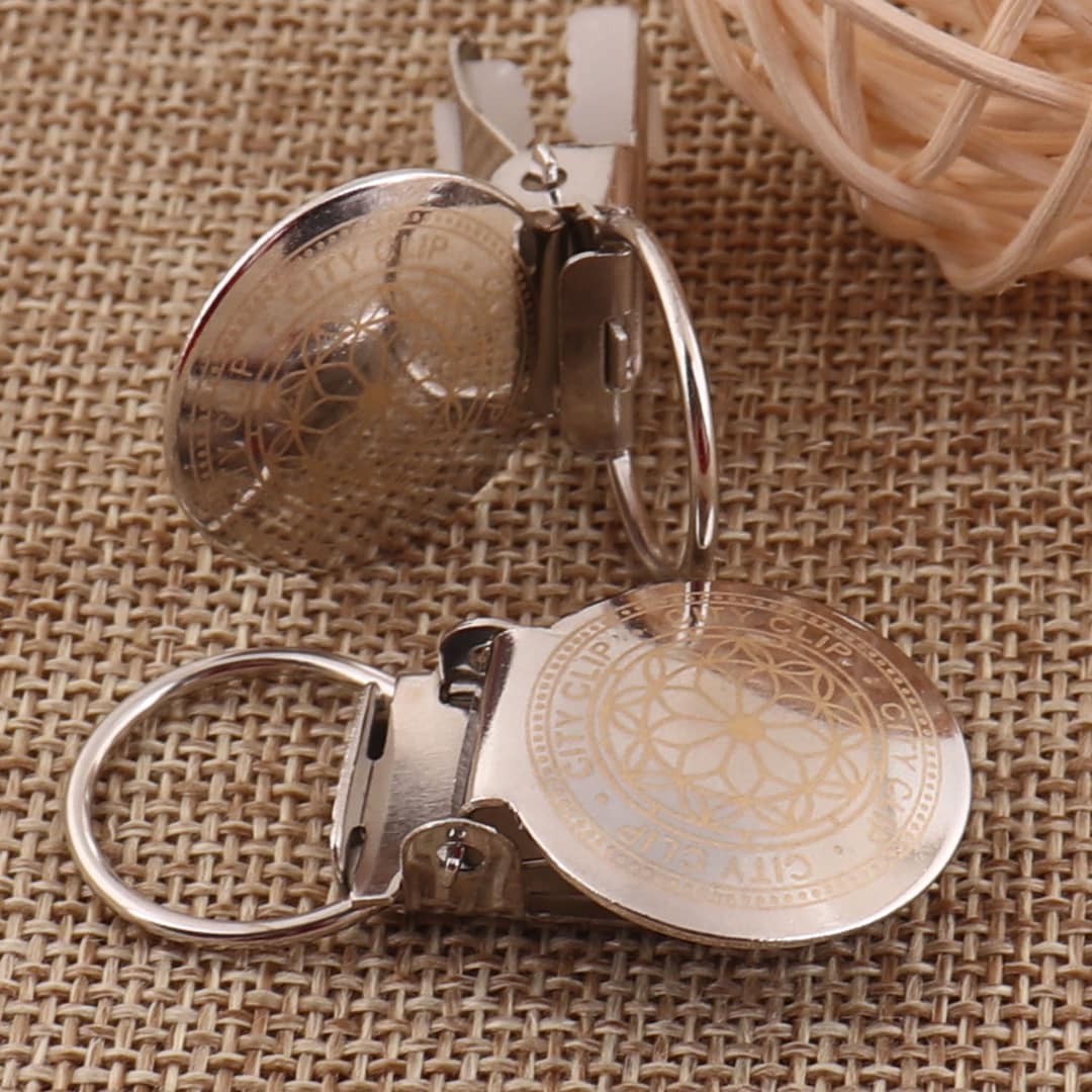 10 Pcs Silver Suspender Clips16mm Rectangle Pacifier - Etsy