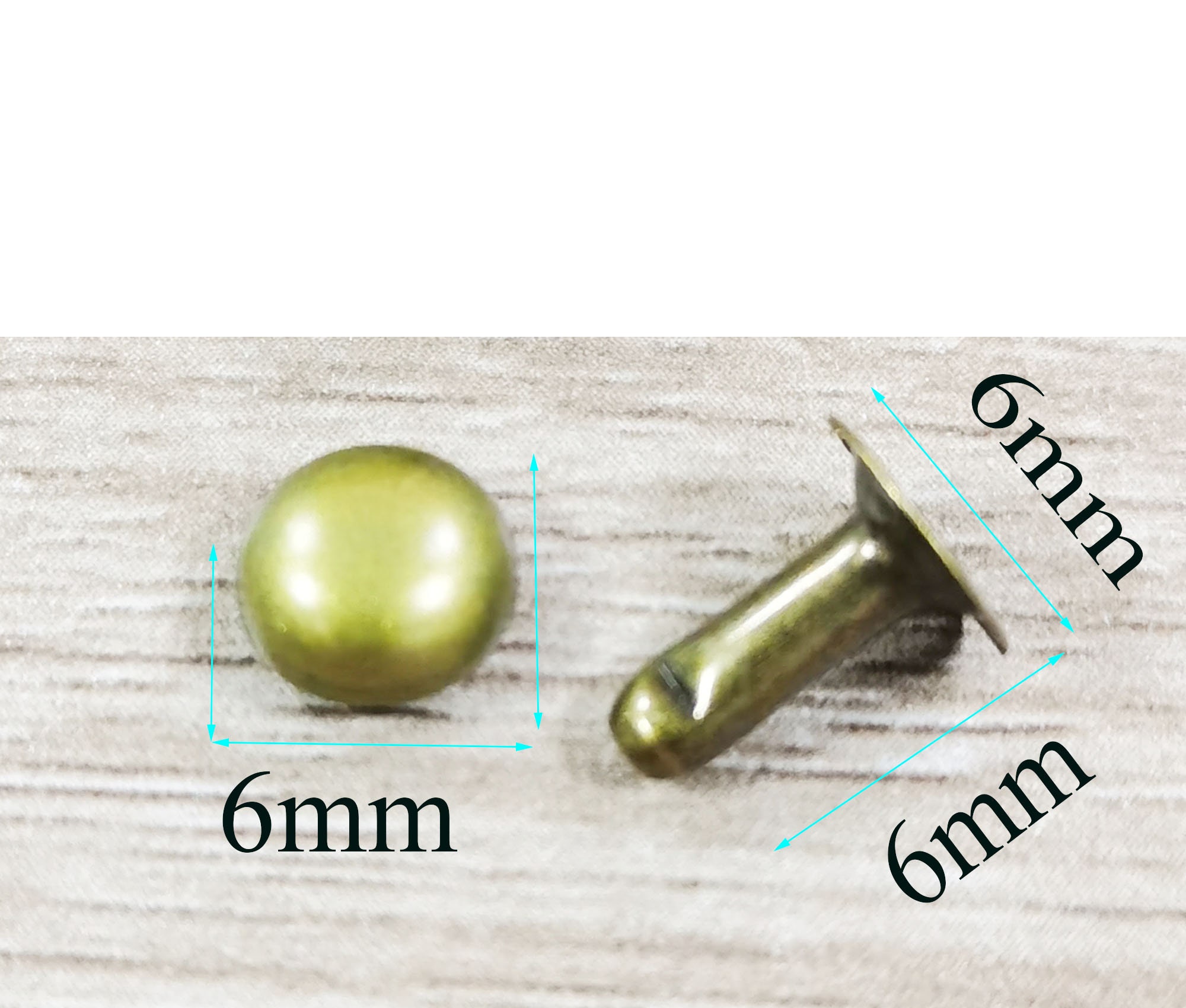 100sets Single-sided Cap Rivet Mushrooms Rivet Antique Bronze - Etsy