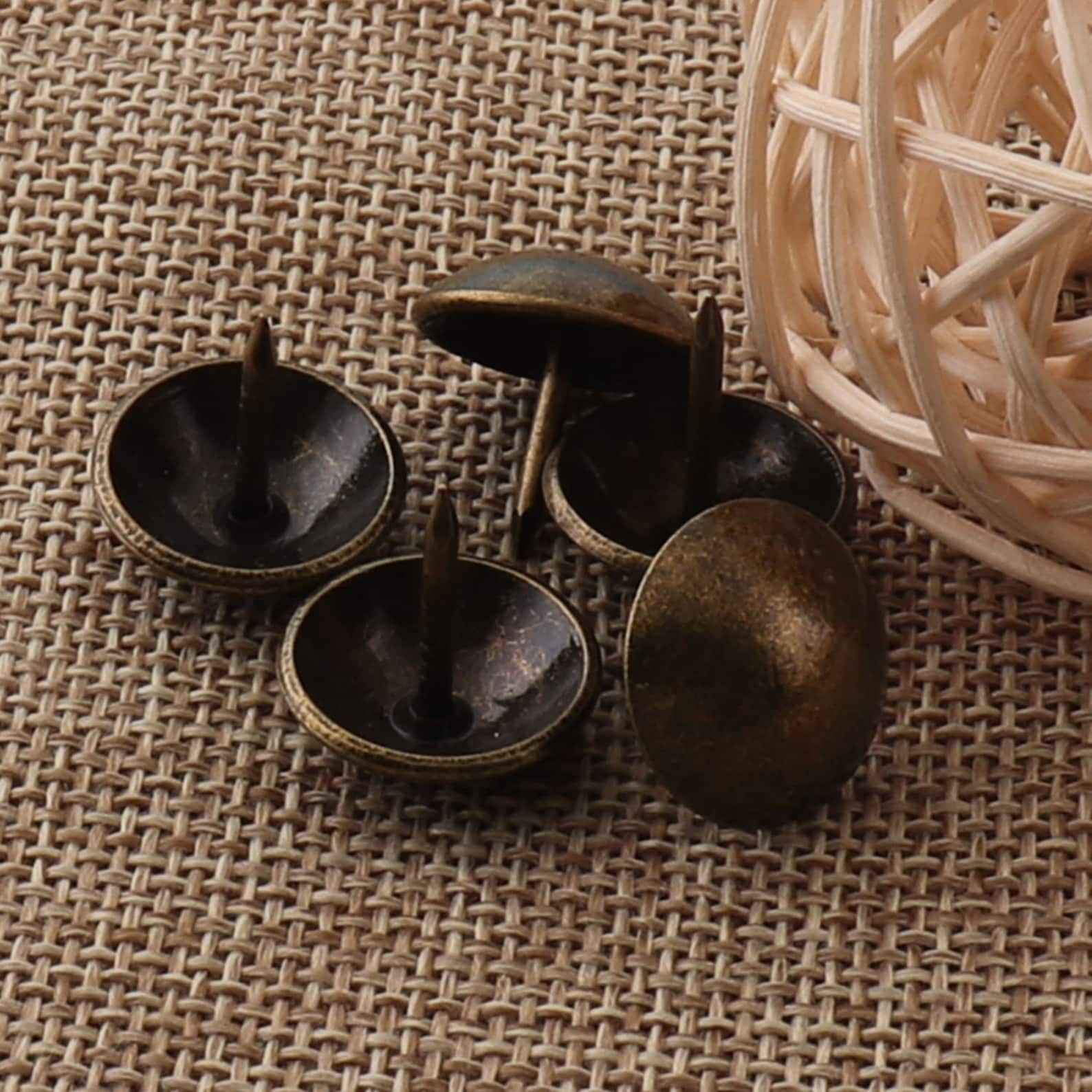 50 Pcs Antique Bronze Upholstery Tacks16mm Nailhead Tacks | Etsy