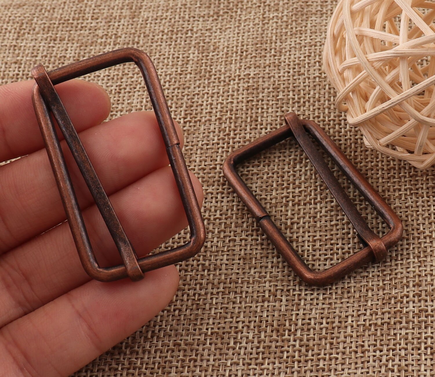 20 PCS Metal Slide Buckles1.5 Copper Belt Buckle Purse - Etsy
