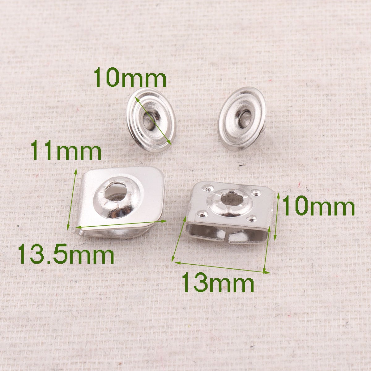 Silver Trousers Skirts Bars Fasteners Hook Eye Clasps Pants | Etsy