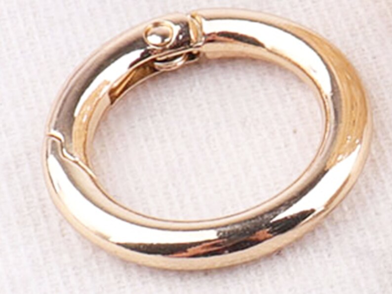 4-8 PCS Spring Ringlight Gold /silver Spring Buckles Gate - Etsy