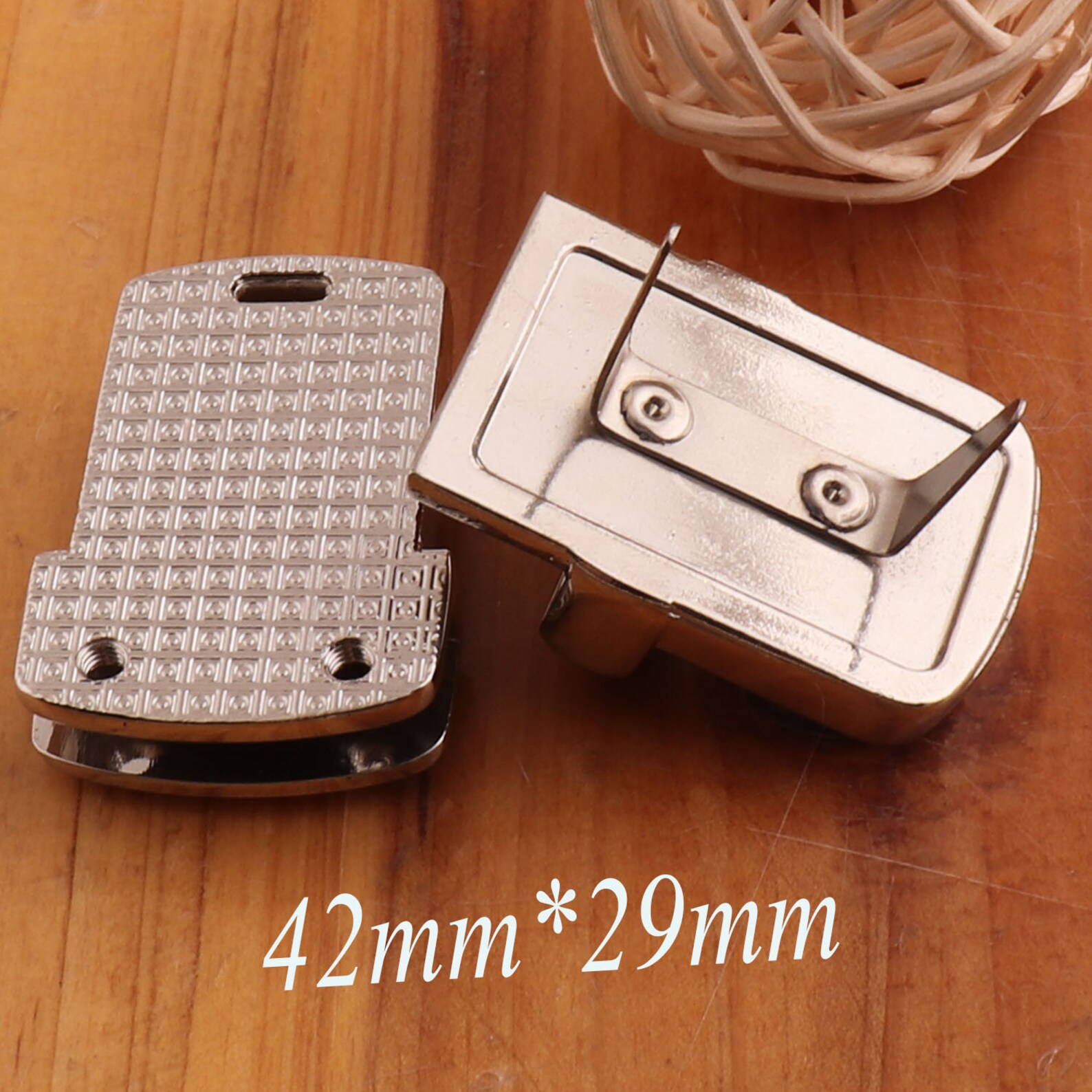 Silver Stainless Steel Purse Locktwist Closure Lock Tuck - Etsy