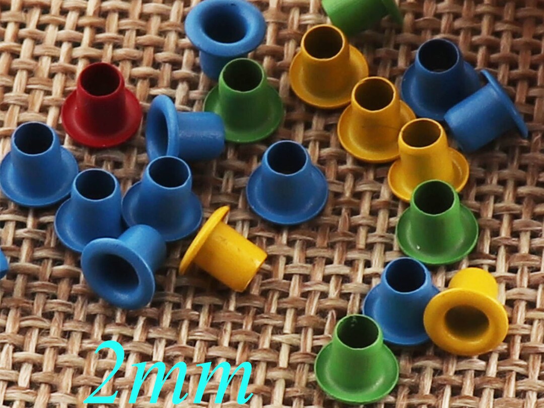 200-300PCS Metal Colorful Eyelets,2 Mm Eyelets and Grommets Leather ...