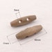 10 Pcs Natural Large Toggle Buttons Wooden,diy Clothing Accessories ...