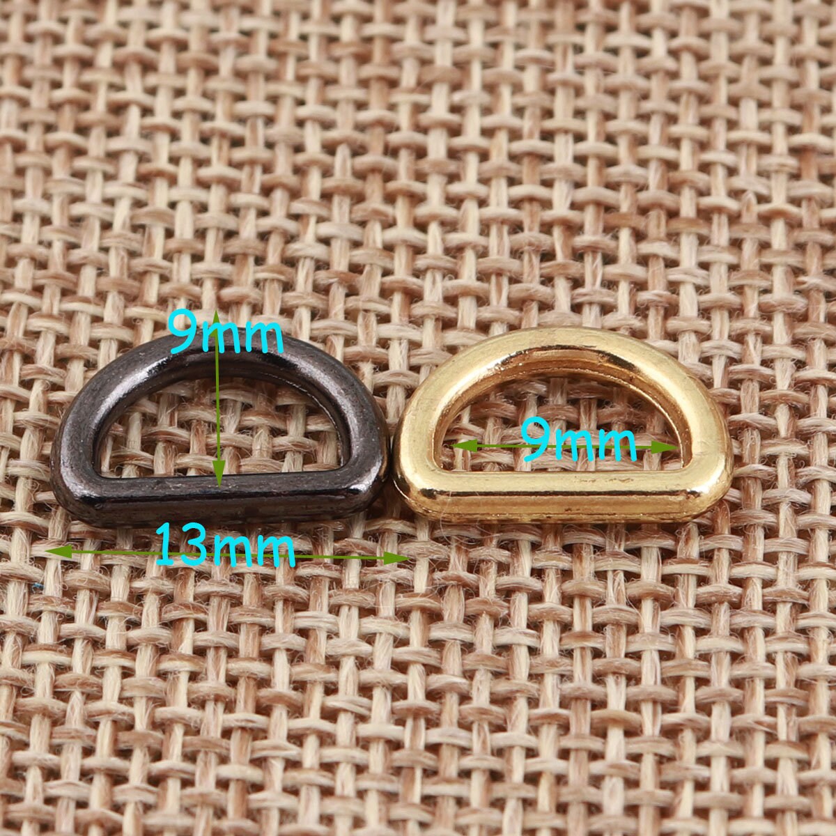 30 pcsMINI D Ring Buckles 3/89mmGold/Black D Rings | Etsy