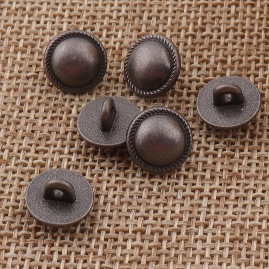 Metal Buttons shank,10pcs,3/810mmancient Silver Metal Vintage Button ...