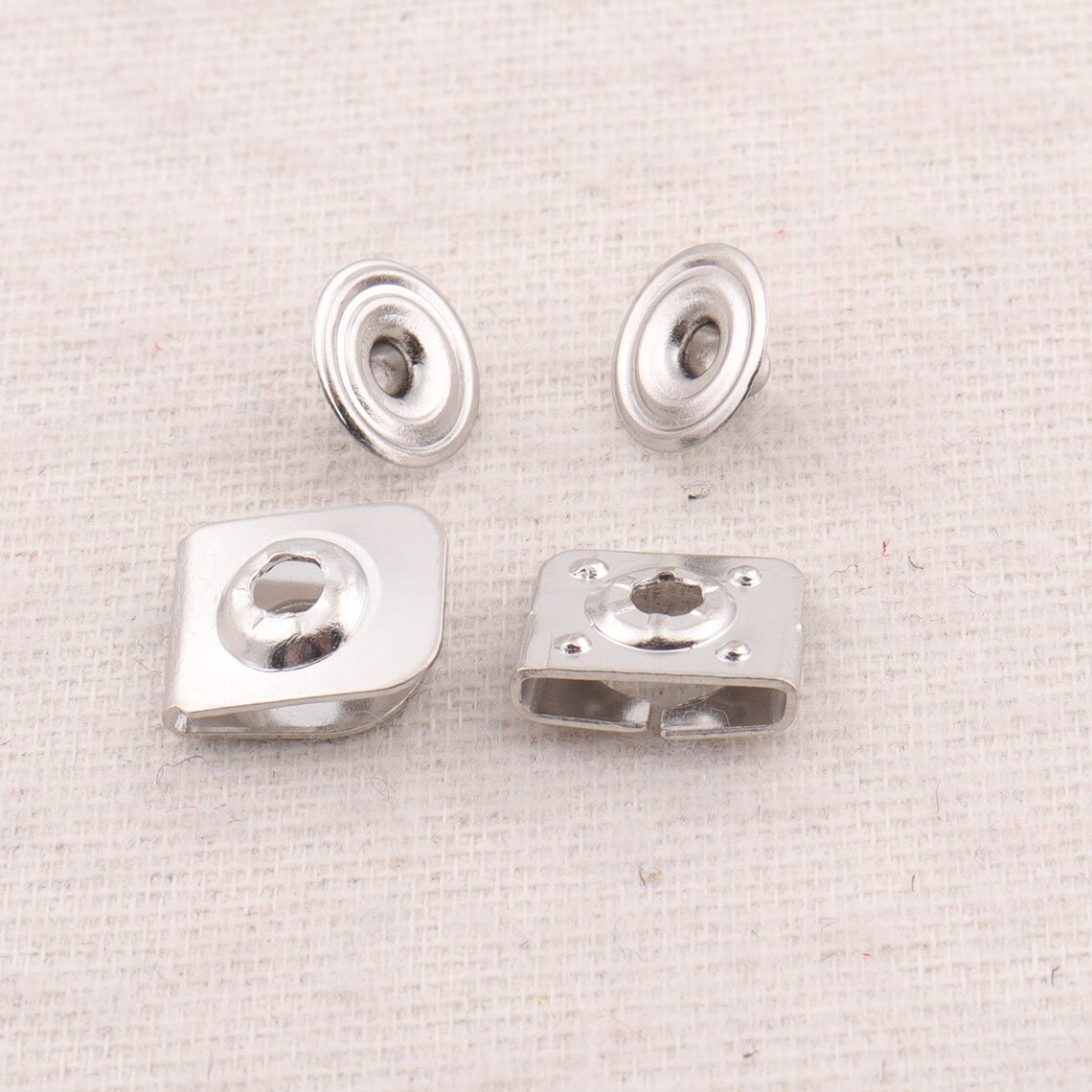 Silver Trousers Skirts Bars Fasteners Hook Eye Clasps Pants | Etsy