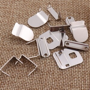 5/8"(17mm)20sets Silver Trousers Skirts Fasteners Hook Bars Waistband ...