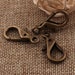30 Antique Bronze Spring Clasp,self Closing Clasp,lobster Claw Clasp ...