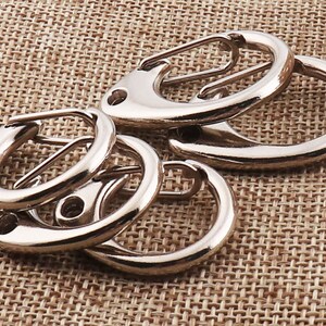 20 Silver Spring Clasp,self Closing Clasp,lobster Claw Clasp Hook ...
