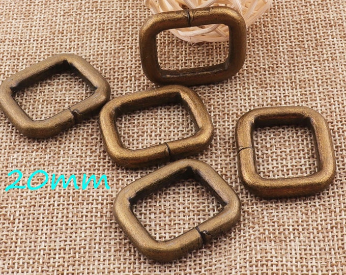 1 1/4 Metal Square Ring Antique Brass SQUARE RING SRG-120 - Etsy