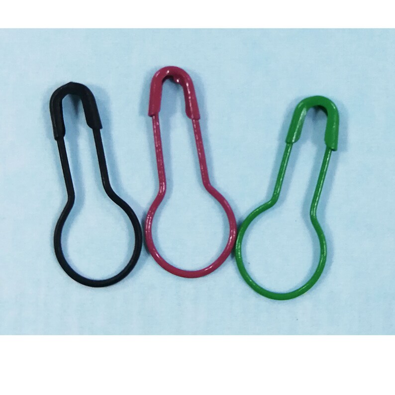 Pear Safety Pins Black100 Pieces High Quality Safety Pins at | Etsy