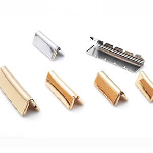30 Pcs Rose Gold Belt Buckle End Tips,end Tips Metal Webbing Belt 20-25 ...
