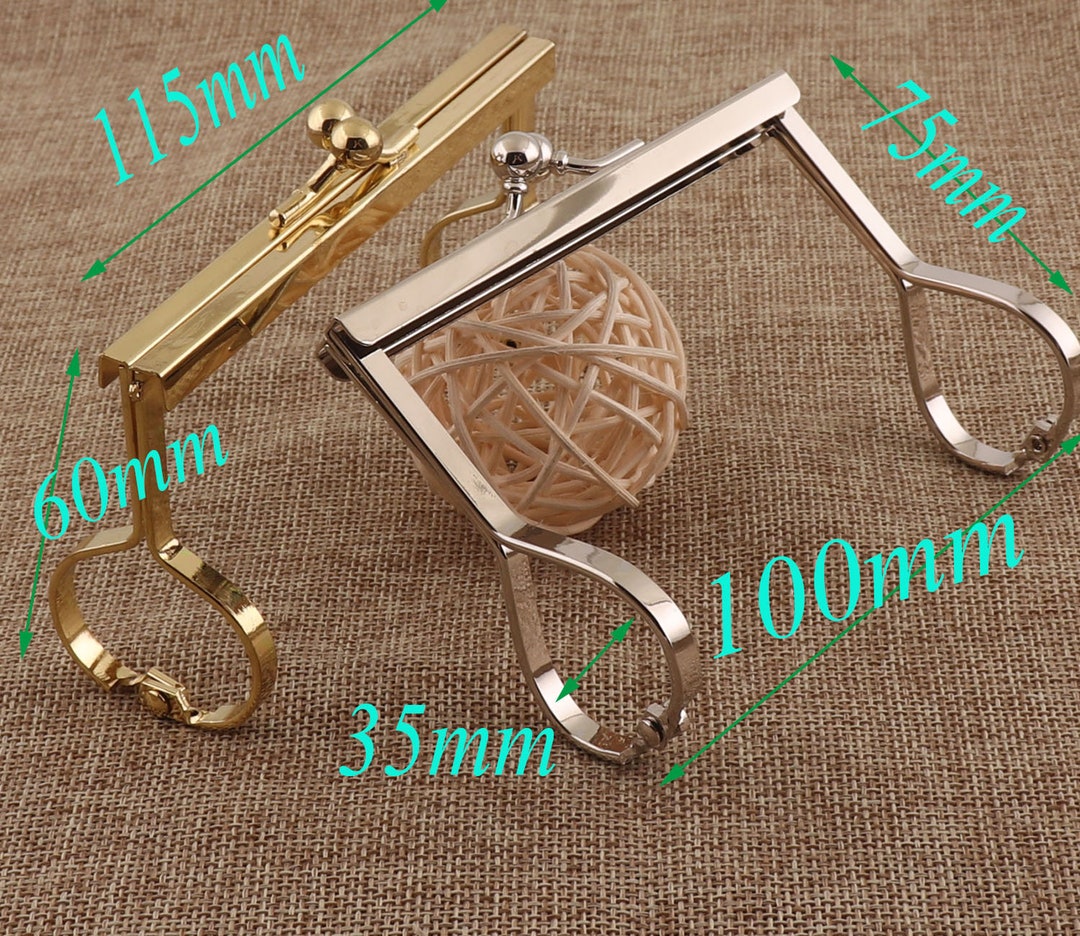 Clutch Purse Frames,4"/115mm,silver/gold Bag Frames,clutch Frame Sewing ...