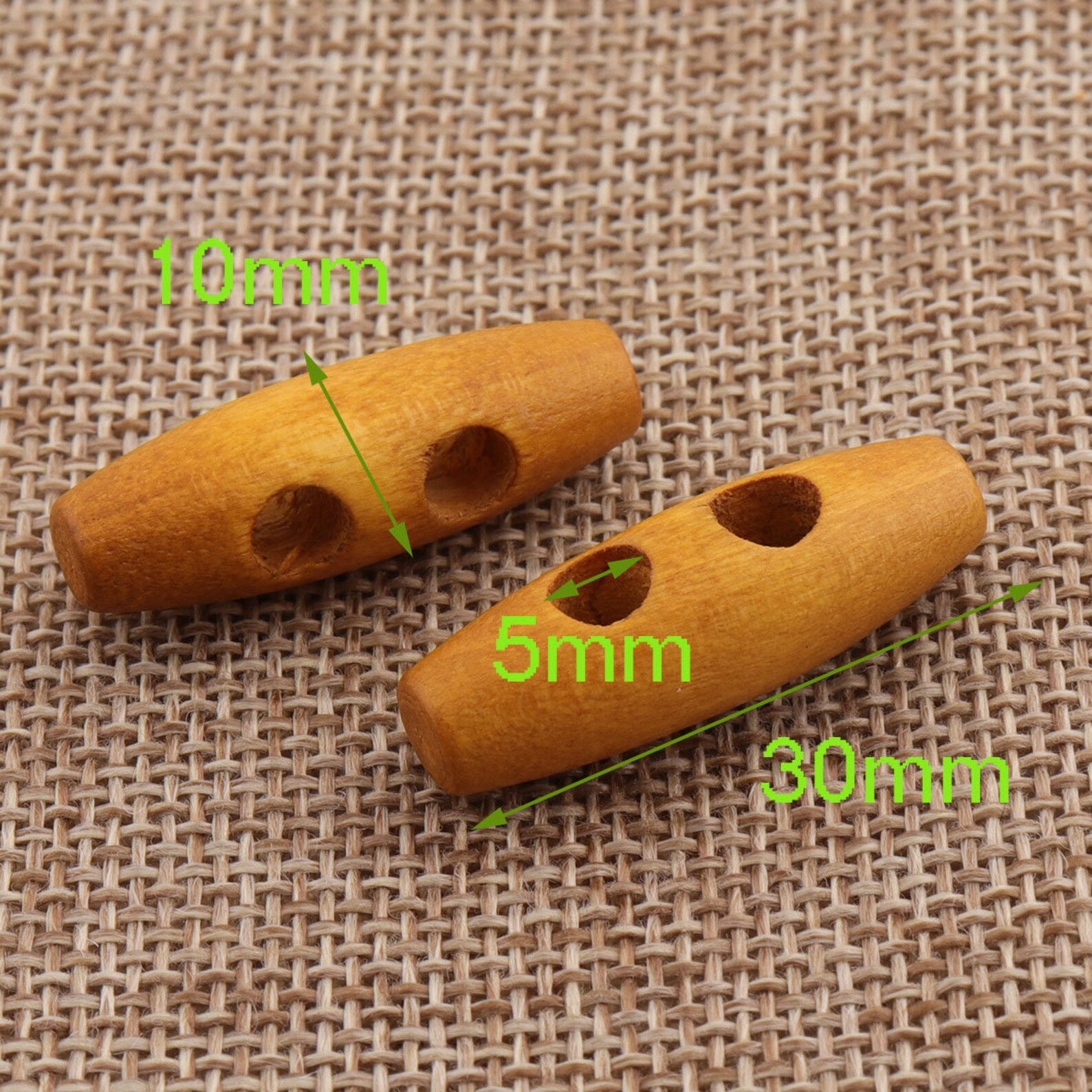 20PC toggle Wooden Buttons yellow Large Wooden Buttons1 - Etsy