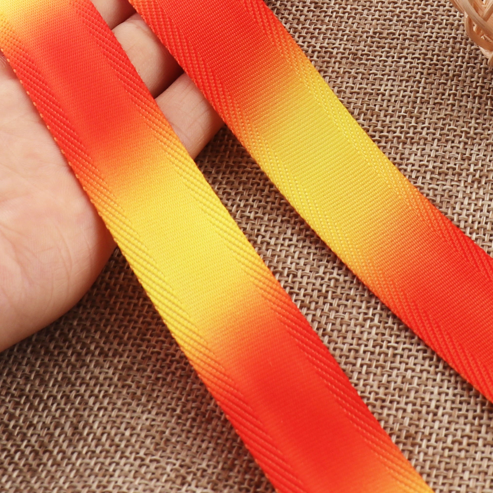 20mm Smooth Orange Webbingnylon Webbing Purse Strap Colorful | Etsy